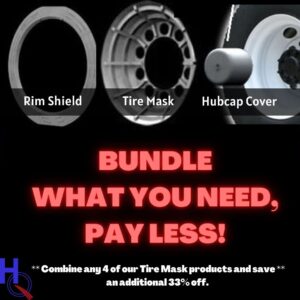 Tire Mask System Bundle to Paint Mask Your Rims